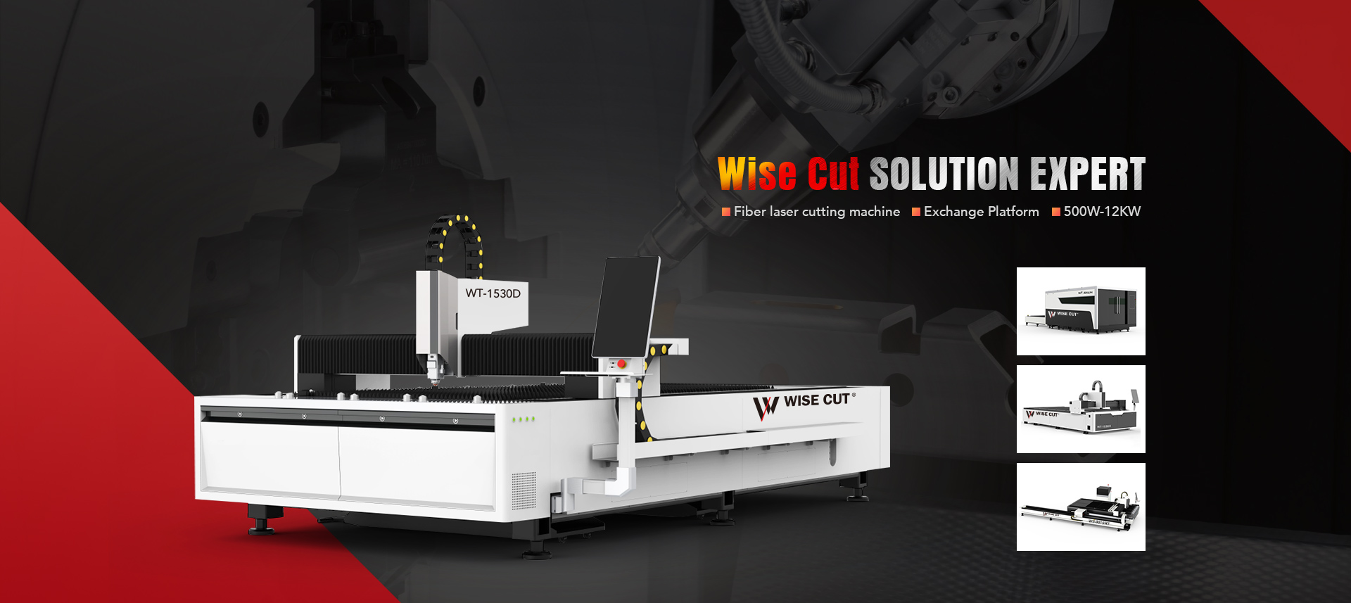 Wise-Cut offers high quality fiber laser cutting machine and CNC router ...